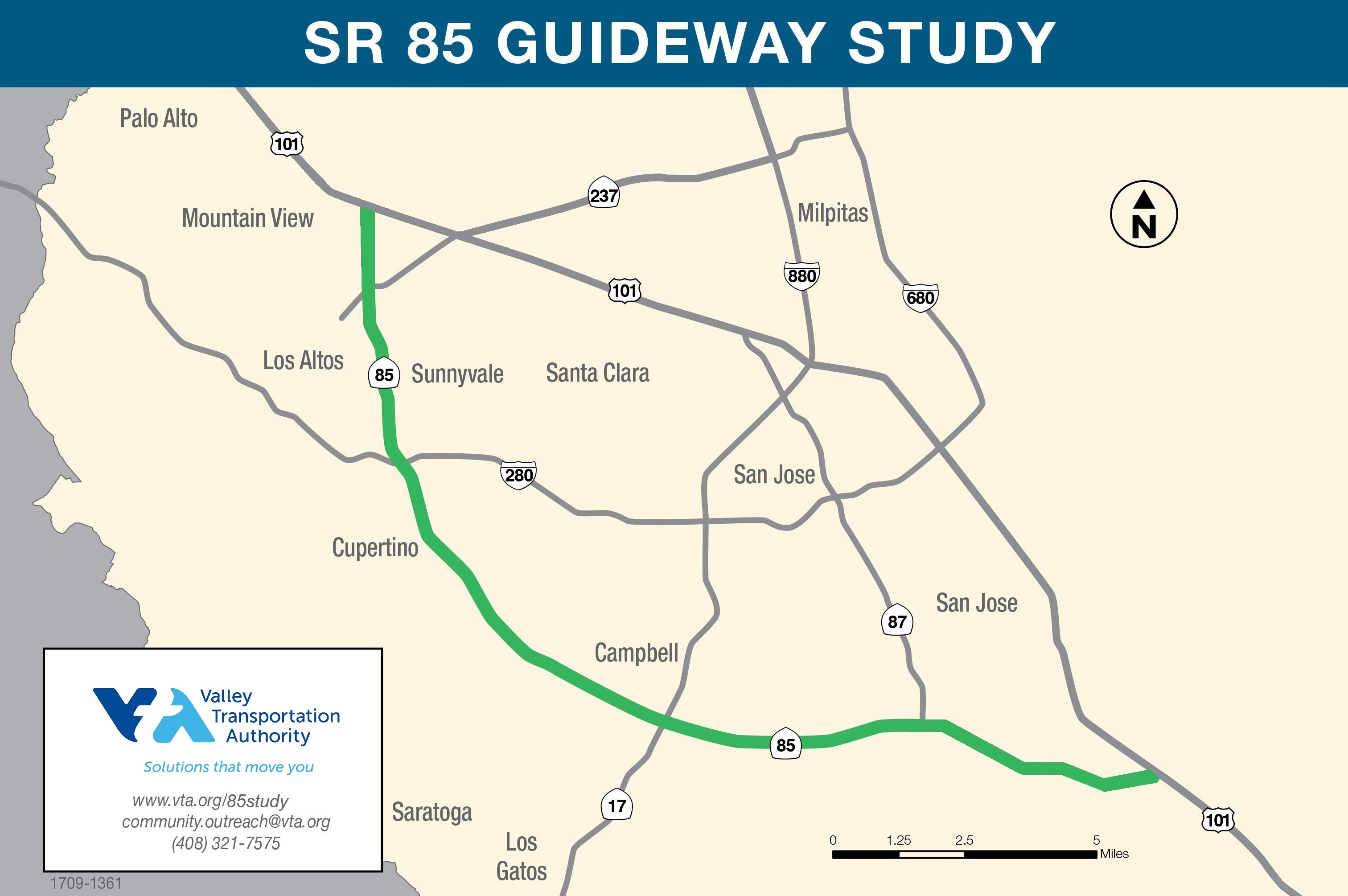 State Route 85 Transit Guideway Study | VTA