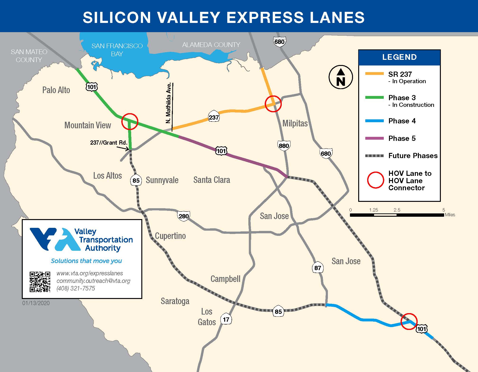 US 101 and State Route 85 Express Lanes Project (Phase 4) | VTA