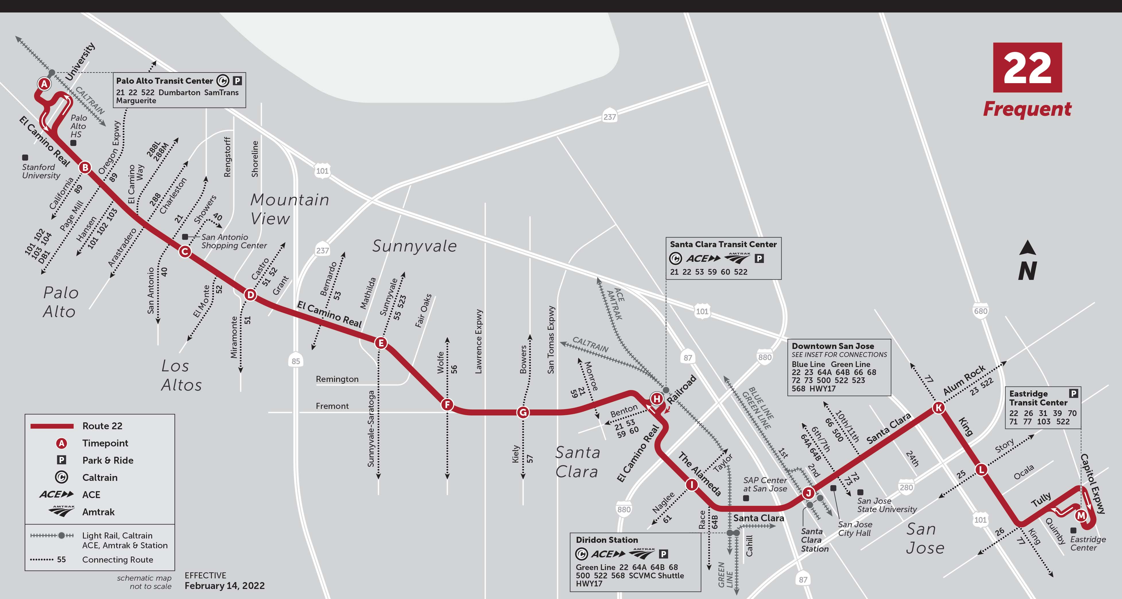 Palo Alto Transit Center - Eastridge | VTA