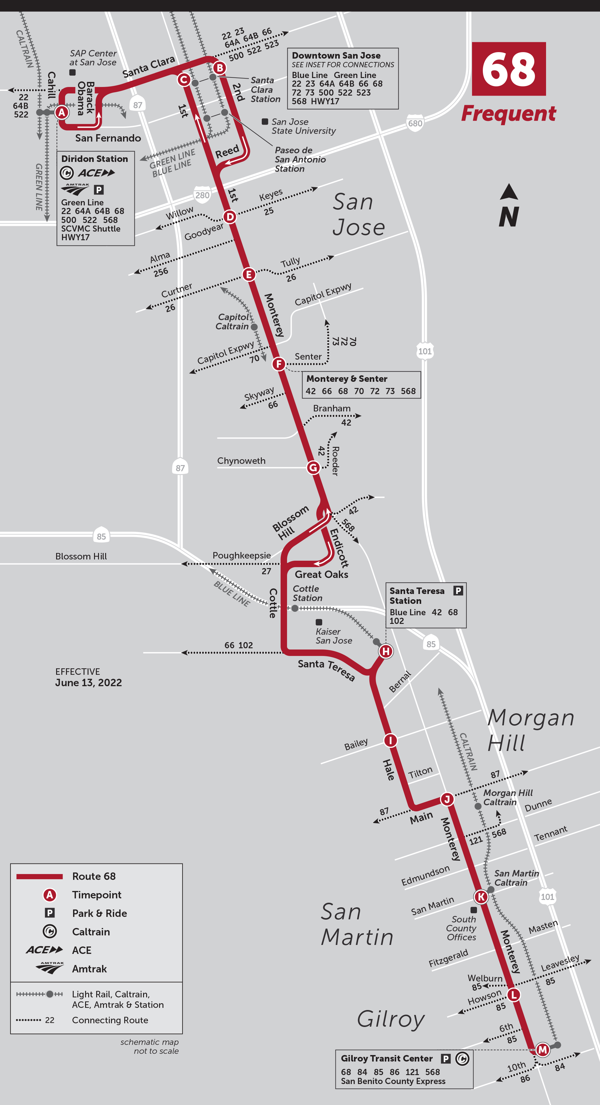 San Jose Diridon - Gilroy Transit Center | VTA