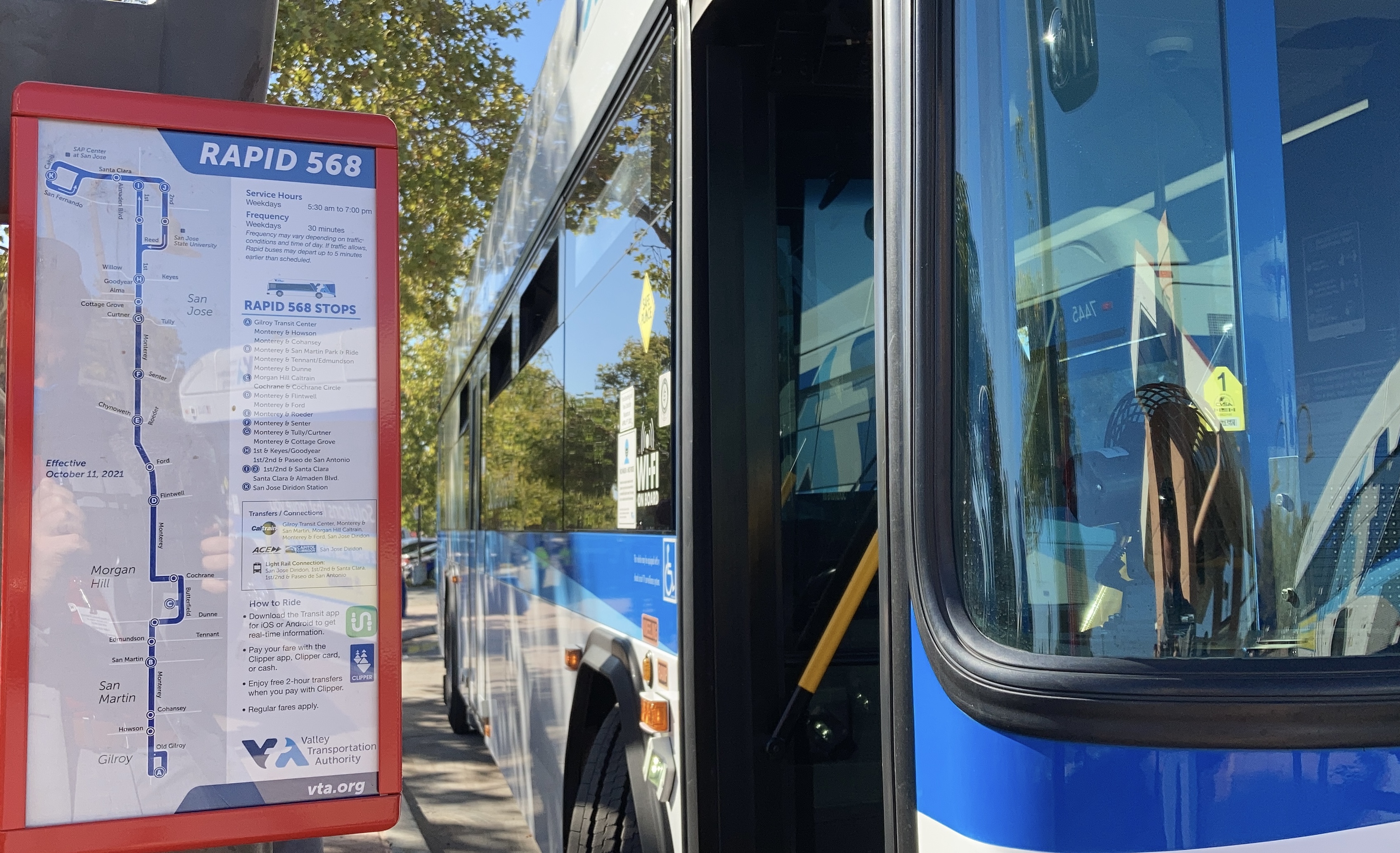 VTA Buses to Get Priority at Traffic Signals on Monterey Road | VTA
