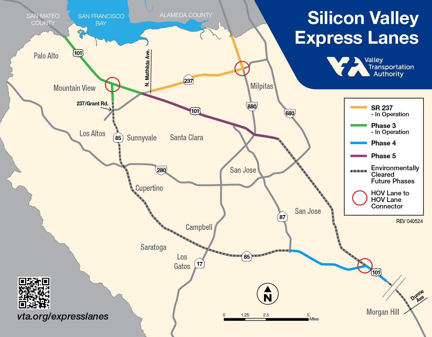 US 101 Express Lanes Project (Phase 5) | VTA