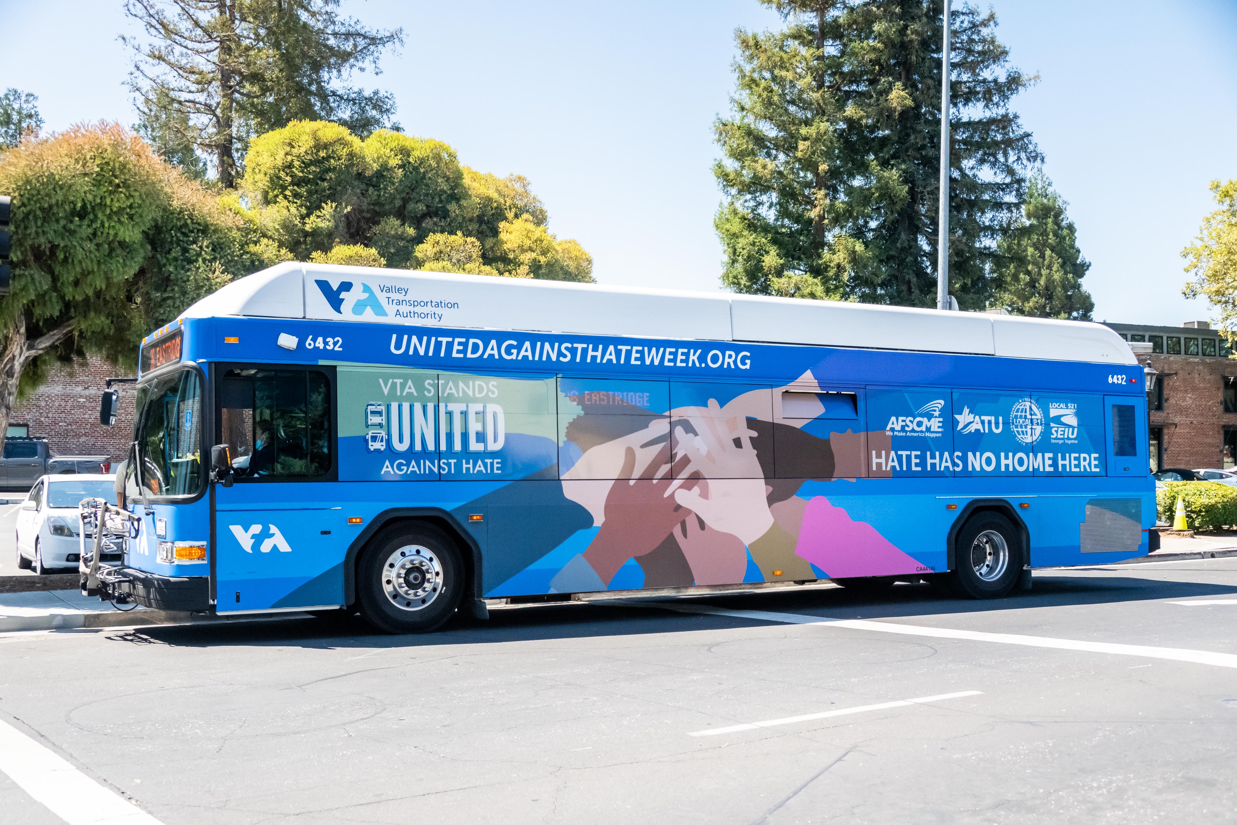Hate Has No Home Here. VTA Stands United Against Hate. | VTA
