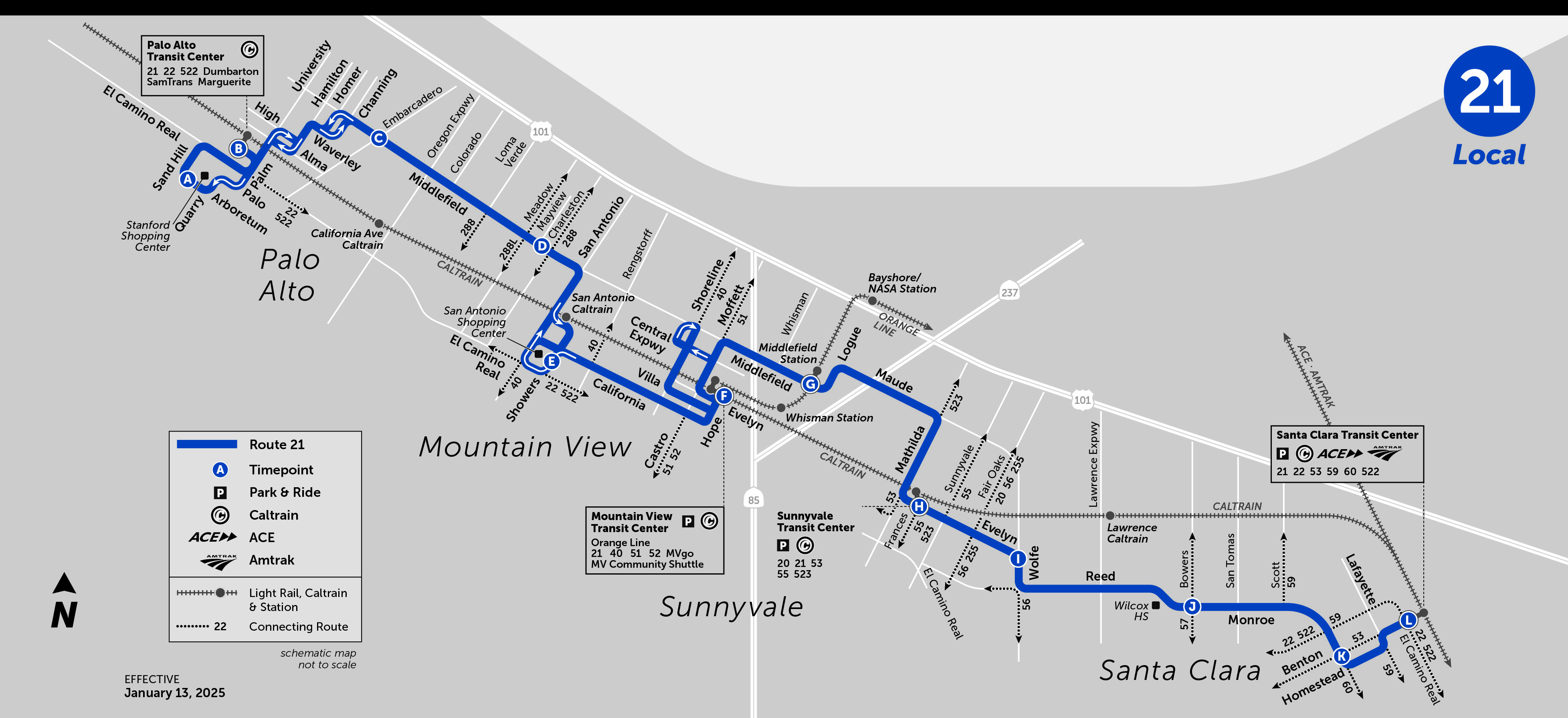 Stanford Shopping Ctr - Santa Clara TC | VTA