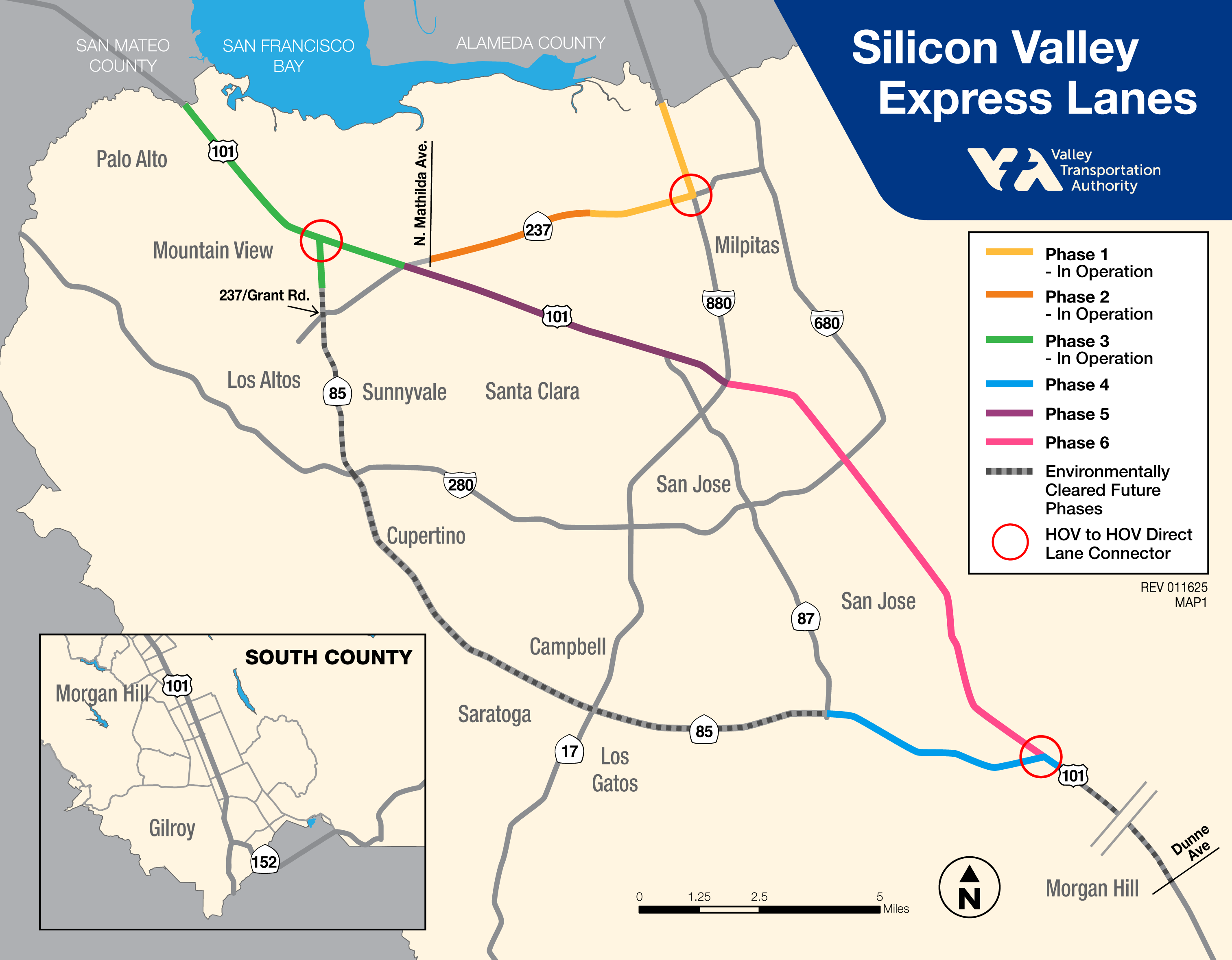 US 101 Express Lanes Project (Phase 5) | VTA
